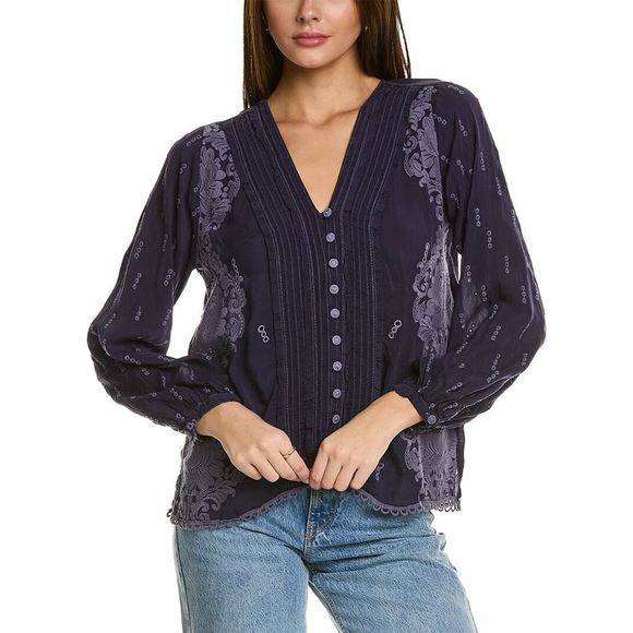 Johnny Was | Tops | Johnny Was Bellamo Darcy Blouse | Poshmark